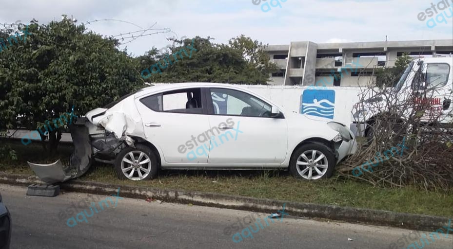Choque por alcance en la av. José Vasconcelos – EstamosAquí MX